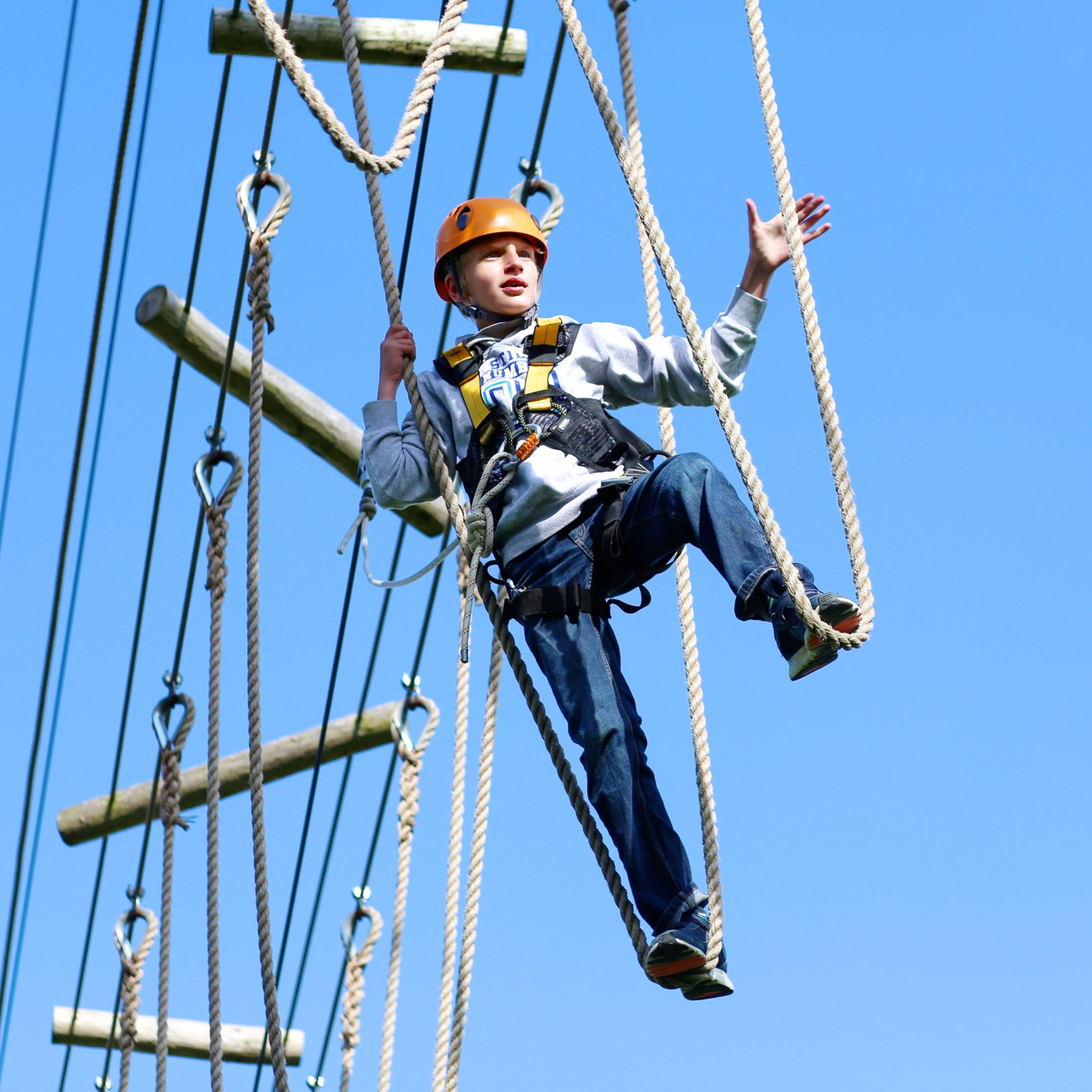 Hitting the Heights - High Ropes & Zip Lines! - Out of Bounds